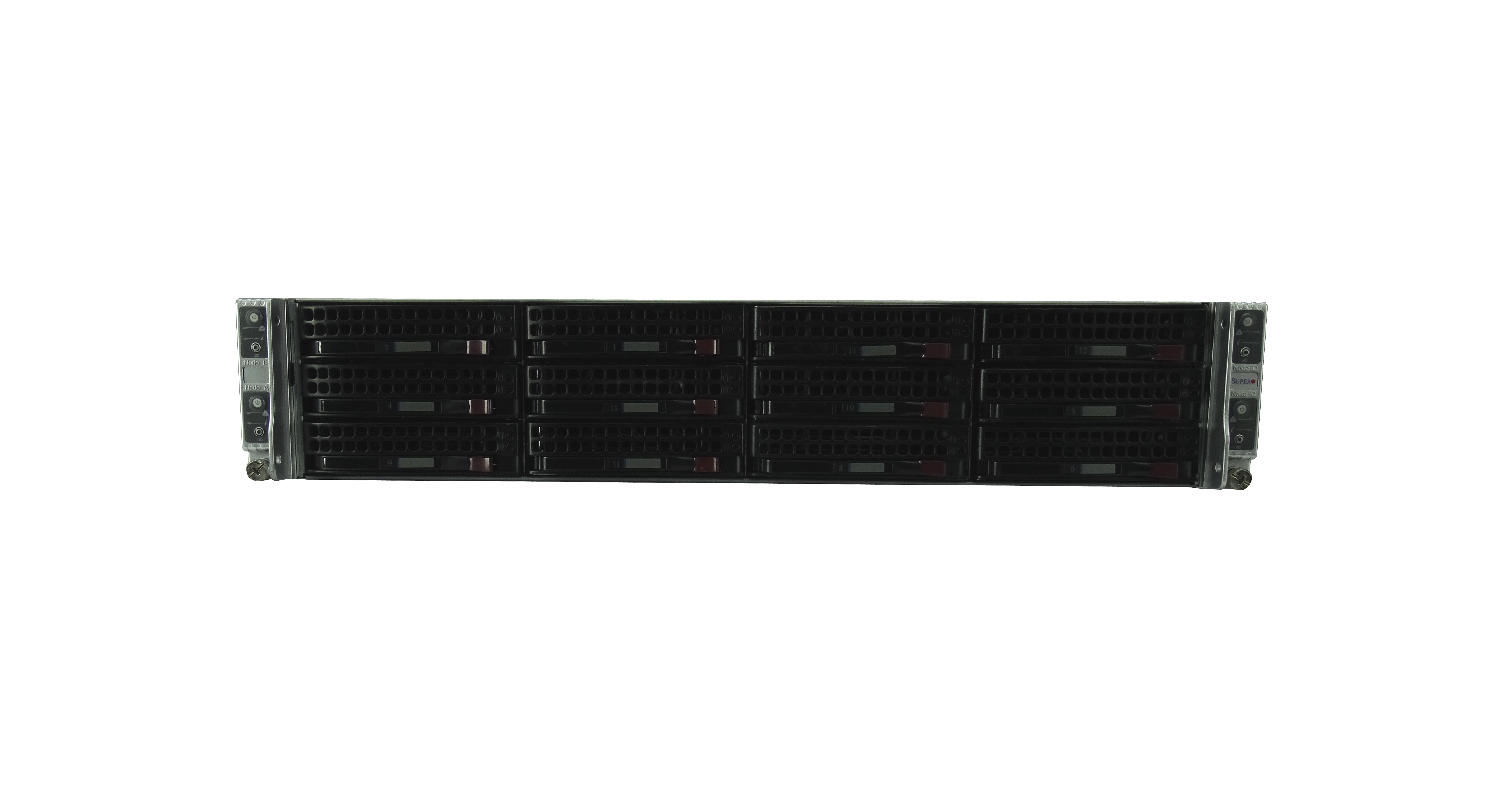 Supermicro Superserver 6027tr Htrf 4 Node 2x E5 2660v2 512gb 12x 960gb